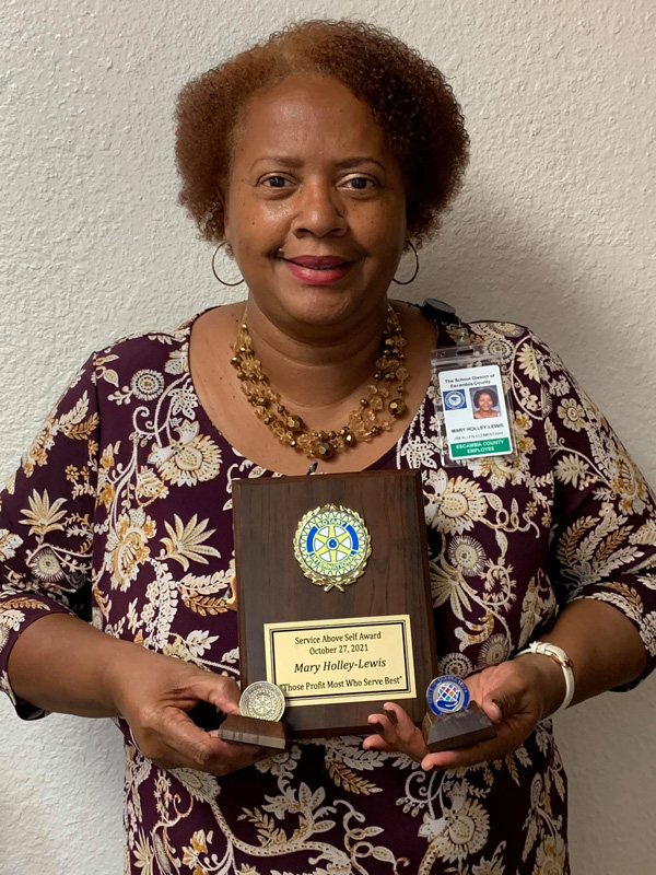 Cantonment Rotary Honors Mary Holley-Lewis For ‘Service Above Self’ : NorthEscambia.com