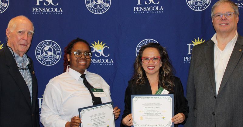 Cantonment Rotary Presents Two Culinary Scholarships : NorthEscambia.com