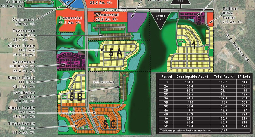 Molino Development Proposed With Over 2,350 Apartments, 2,000 Home Lots On Nearly 1,500 Acres ...