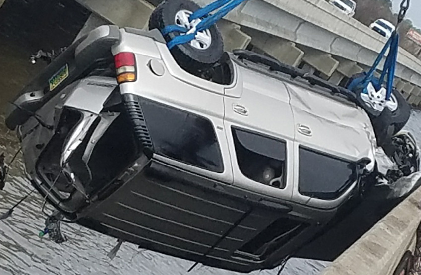 Atmore Man’s Car Goes Over Bridge Guardrail (With Photo Gallery ...