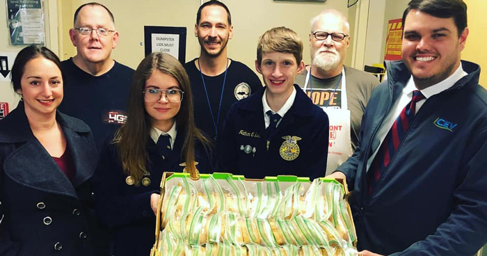 Giving Back: Tate High FFA Members Make PB&J Sandwiches For Waterfront ...
