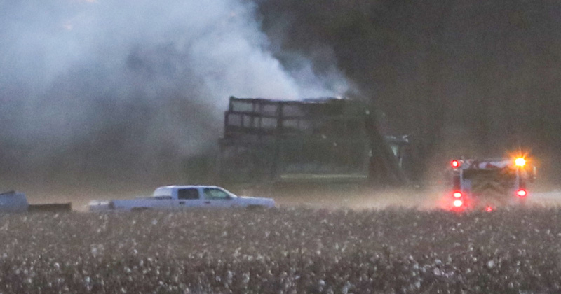 Firefighters Responded To Cotton Picker Fire : NorthEscambia.com