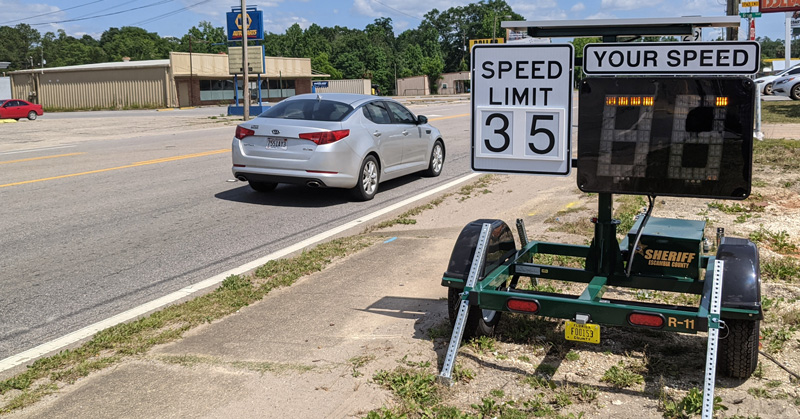 ECSO Deploys Speed-Checking Trailers That Use Technology To Battle ...