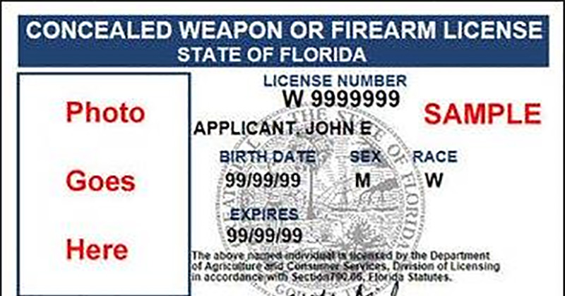 Your Florida Concealed Weapon License May Have Expired Saturday As ...