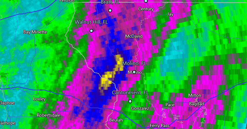How Much Did It Rain Near You During Claudette? : NorthEscambia.com