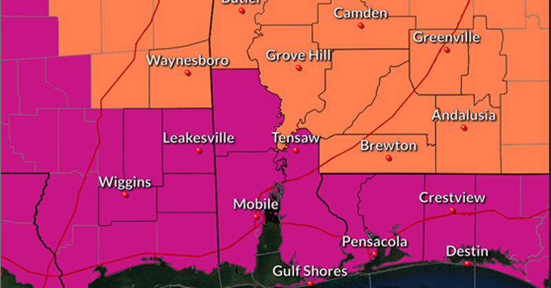 Excessive Heat Warning In Effect Today; Heat Index Around 115 Degrees ...