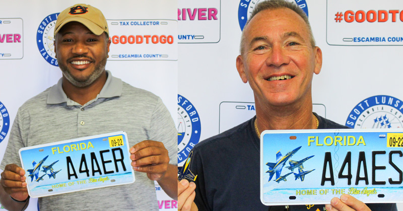 Blue Angels License Plates Are Released And Now On The Road In Escambia ...