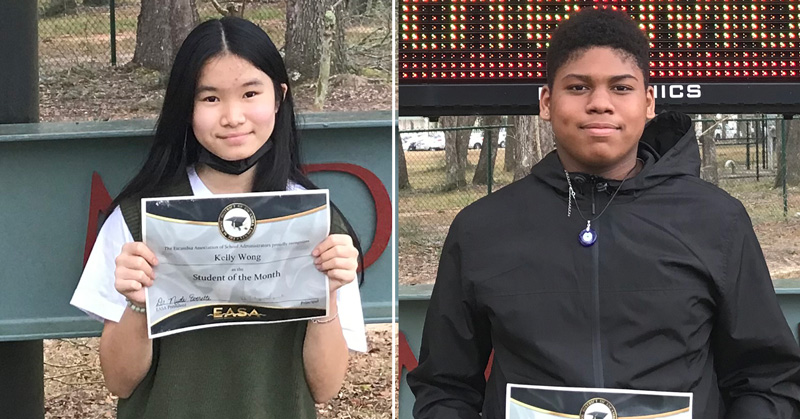 Ransom Middle School Names Students Of The Month : NorthEscambia.com