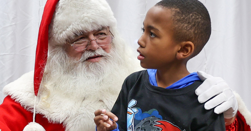 Santa Visits Century Library, Has 11 More Library Visits Planned Across ...