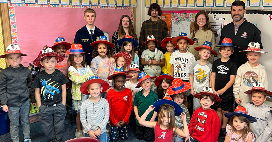 Tate FFA, Ag Students Take Part In Literacy Week At Jim Allen ...