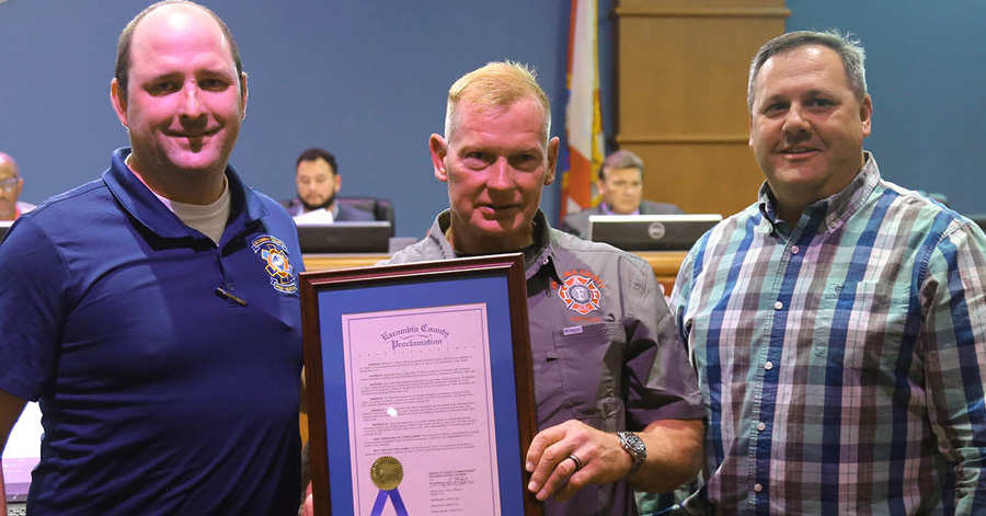 Escambia Fire Lt. Steve Bode Retires After 32 Years : NorthEscambia.com