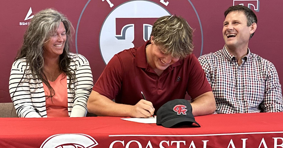 Tate High Graduate Landen George Signs Golf Scholarship With Coastal ...
