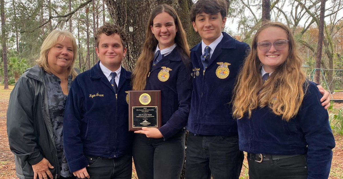 Tate FFA Forestry Evaluation Team Places Sixth In State Competition ...