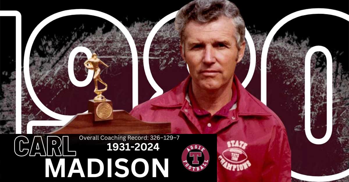 Legendary Tate Football Coach Carl Madison Passes Away : NorthEscambia.com