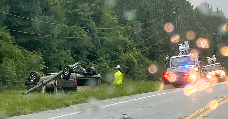 Highway 97 Crash Causes Molino Area Power Outage : NorthEscambia.com