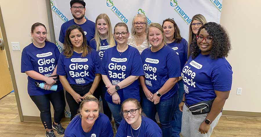 Navy Federal Employees Honored By Manna For Volunteer Efforts ...
