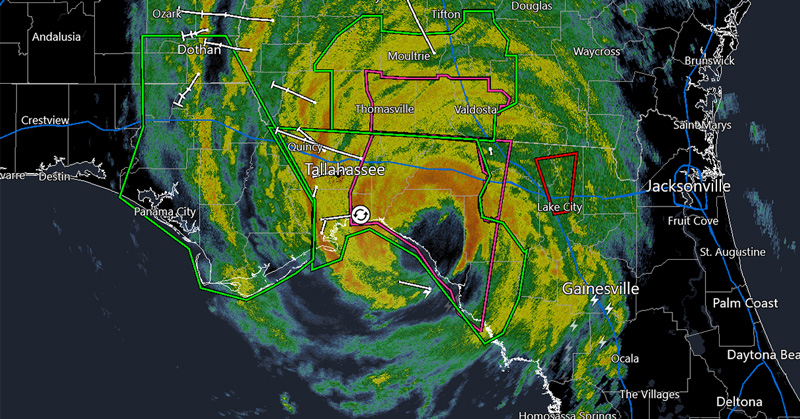 Devastating Hurricane Helene Makes Landfall As Category 4 Near Perry ...