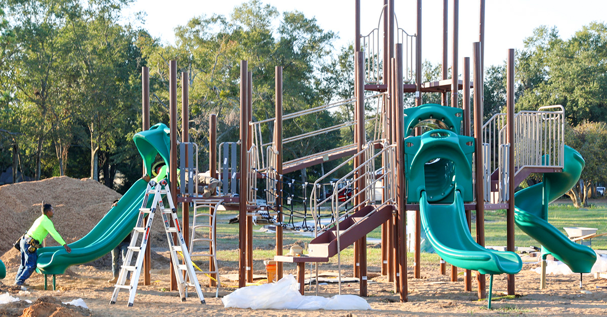 Construction Underway At New ‘Paper Park’ At Former IP Golf Course ...