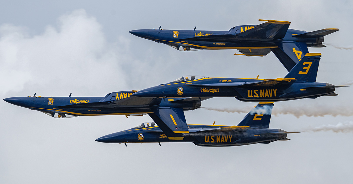 NAS Pensacola Reopens, Final Public Blue Angel Public Practice On ...