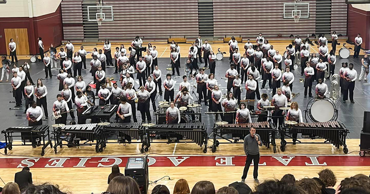 The William Carey University Spirit of Carey Performs For Tate Showband ...