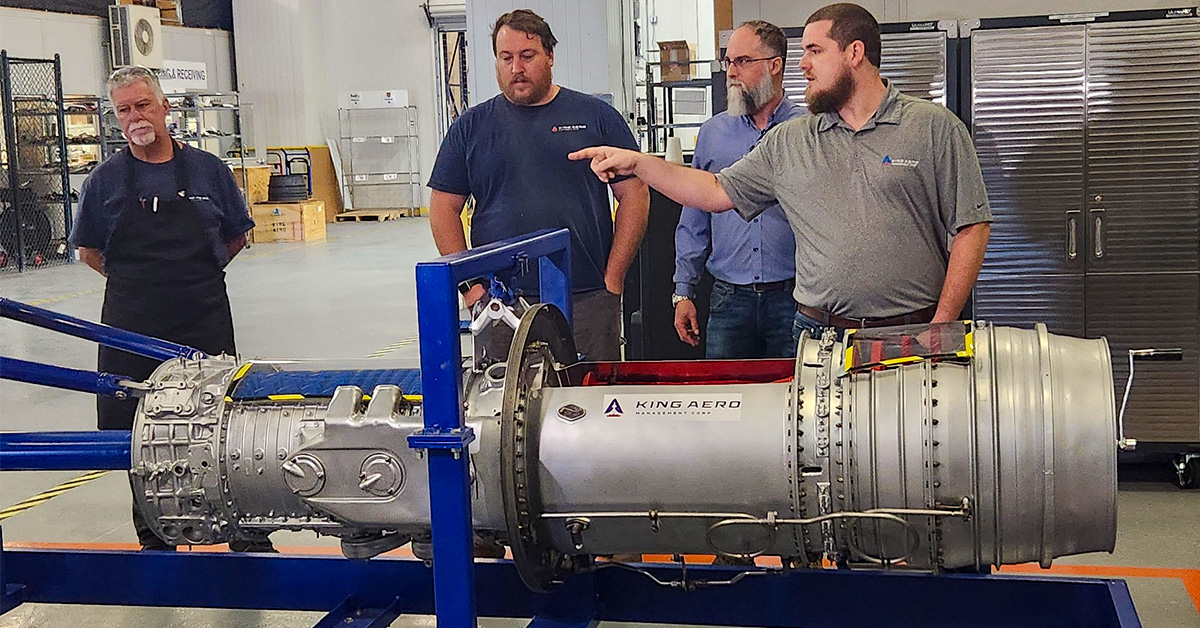 King Aero Donates Demo Jet Engine to George Stone Aviation Program ...