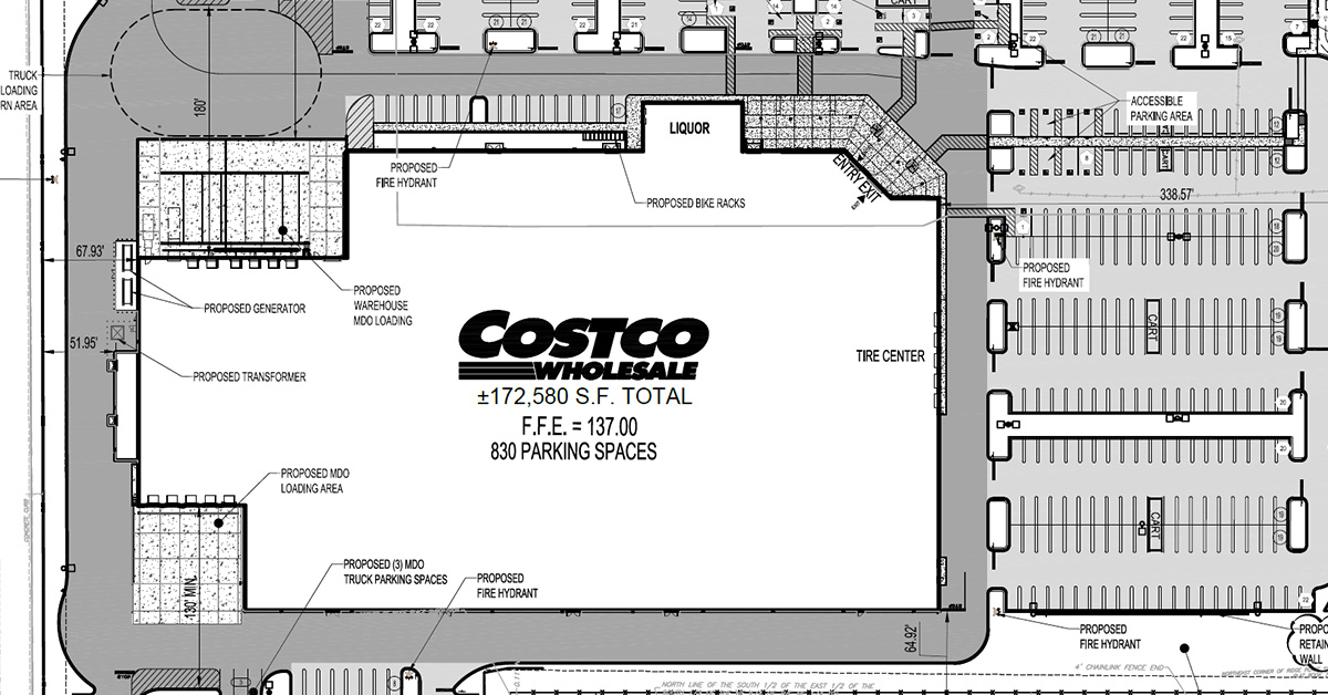 ‘Permit Set’ Plans Filed Monday For Costco On Nine Mile Road ...