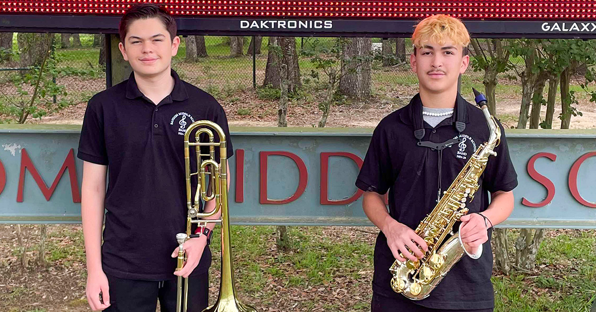 Two Ransom Middle Band Students Chosen For State Honor Band ...