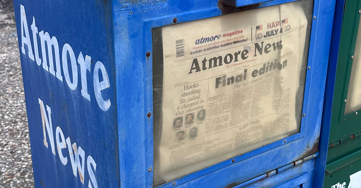 After 20 Years Atmore News Ceases Operation, Publishes Final Newspaper ...