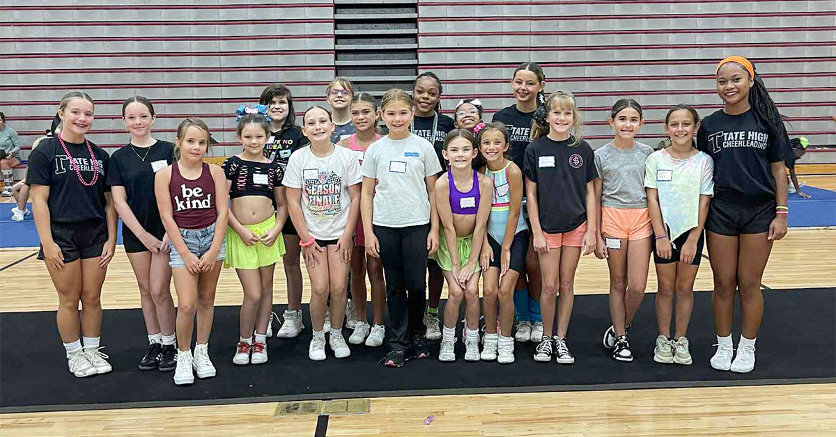 Tate Cheerleaders Hold ‘Totally Awesome’ Lil Aggies Summer Cheer Camp ...