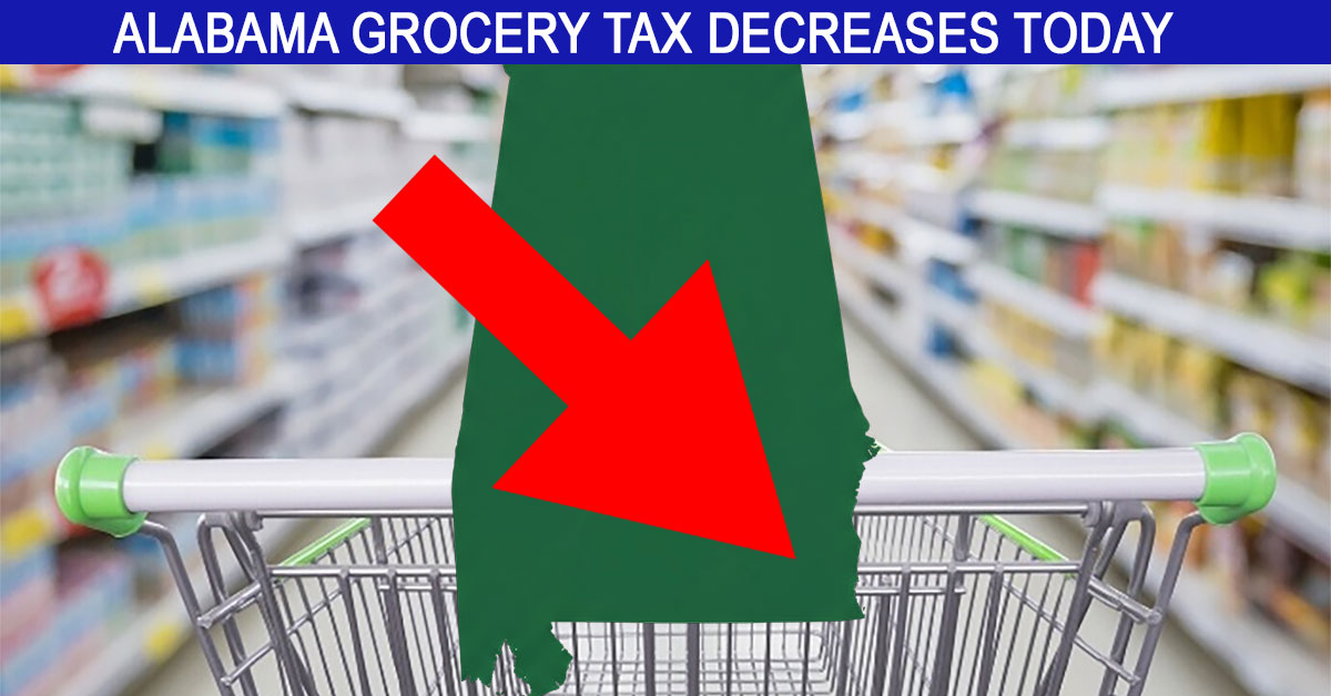 Alabama Grocery Tax Decreases Monday : NorthEscambia.com