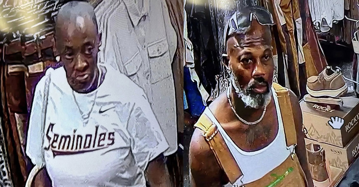 Sheriff’s Office Seeks Two Suspects In Retail Boot Theft ...