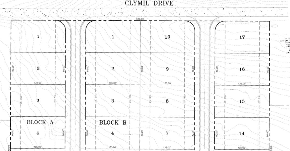 27 Lot Subdivision Planned For Clymil Drive Drive In Cottage Hill ...