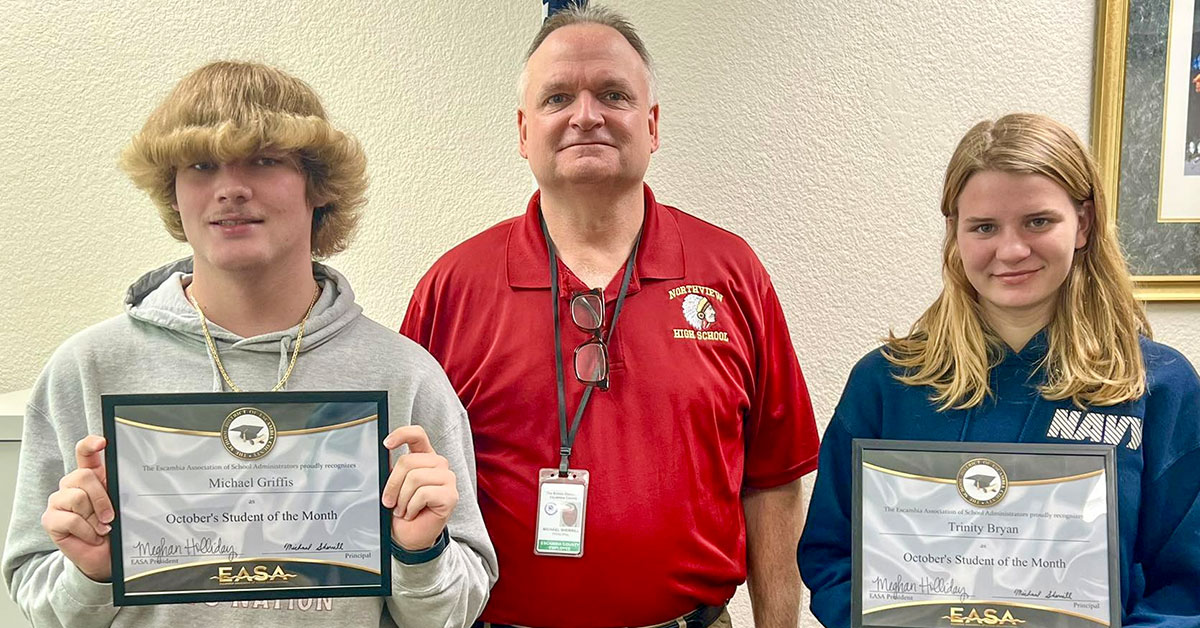 Northview High Names Students Of The Month : NorthEscambia.com
