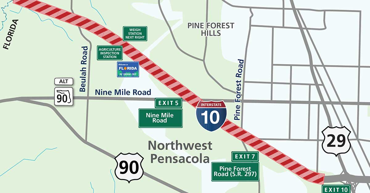 I-10 To Be Resurfaced From State Line To Near Highway 29 In $19.8 ...