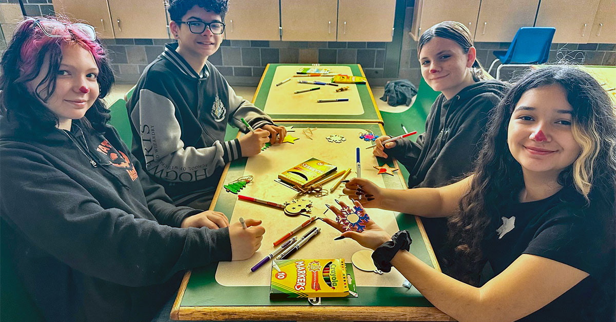 Ransom Middle Students Enjoy PBIS Holiday Celebration : NorthEscambia.com