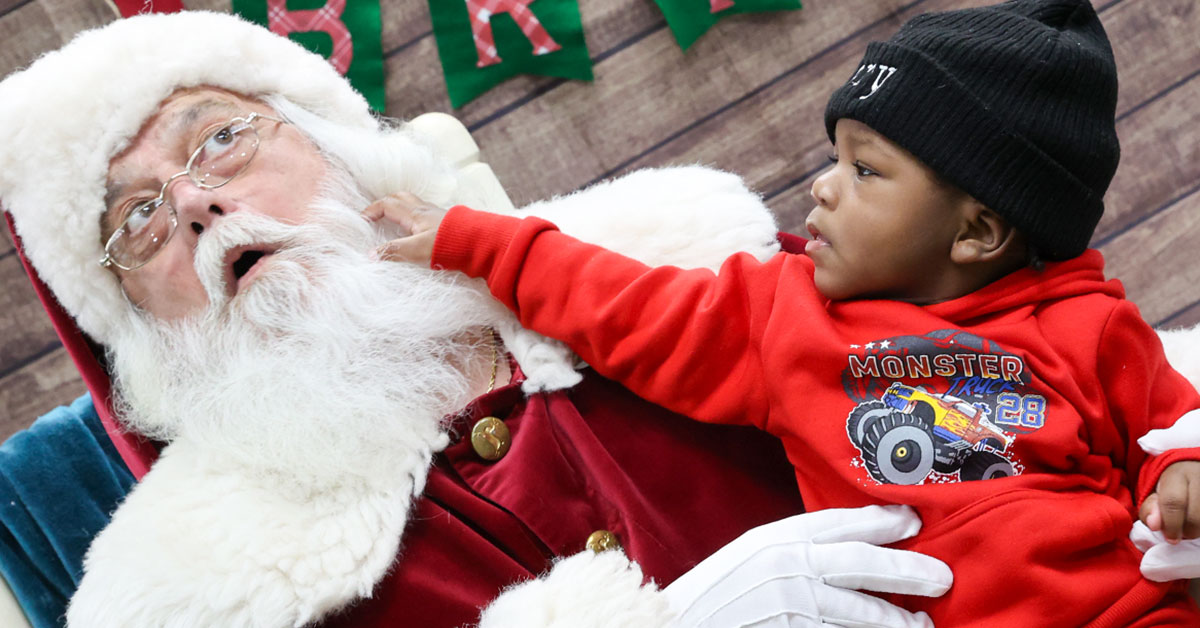 Santa Visits Century Library, Plans Other Library Stops (With Gallery ...