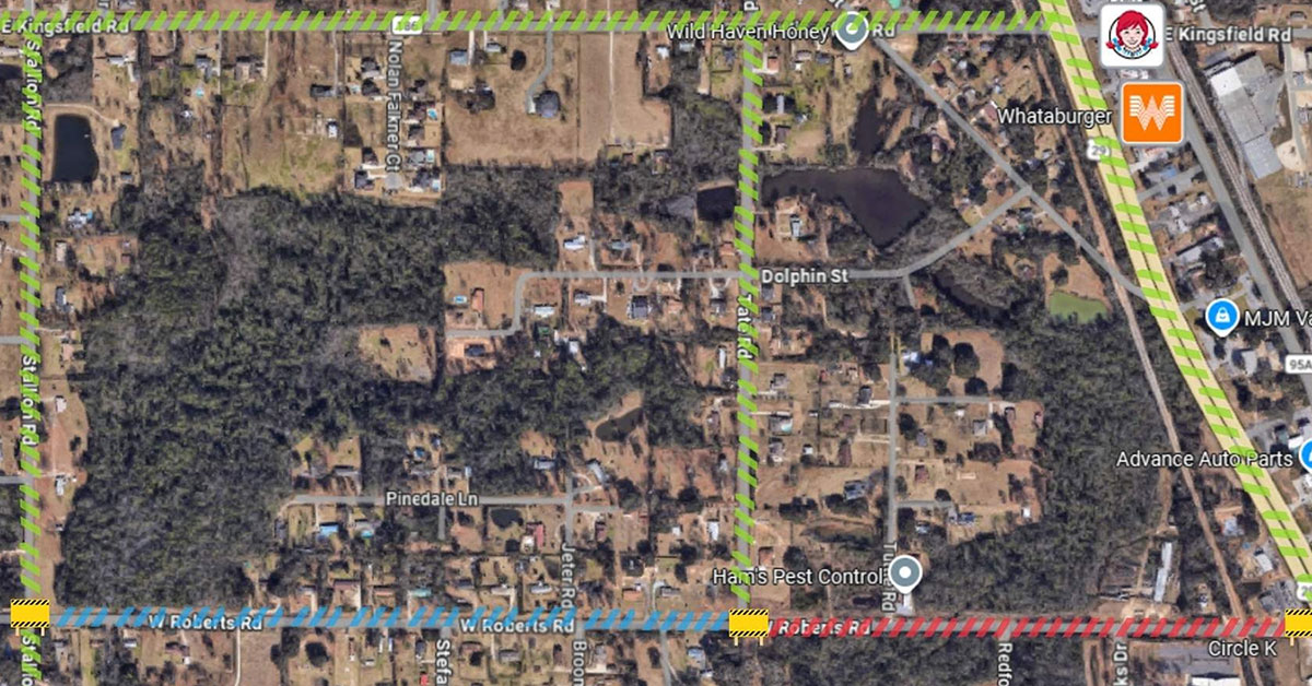 West Roberts Road Lane Closures Begins Tuesday, Continue Into Summer ...